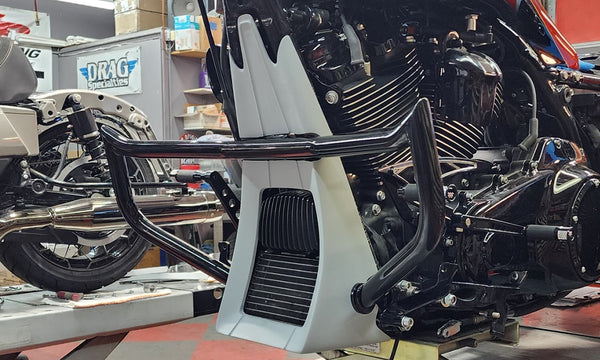 SWOOP 2-PIECE CHIN SPOILER For Mini Monkey Engine Guard – Paul Yaffe ...