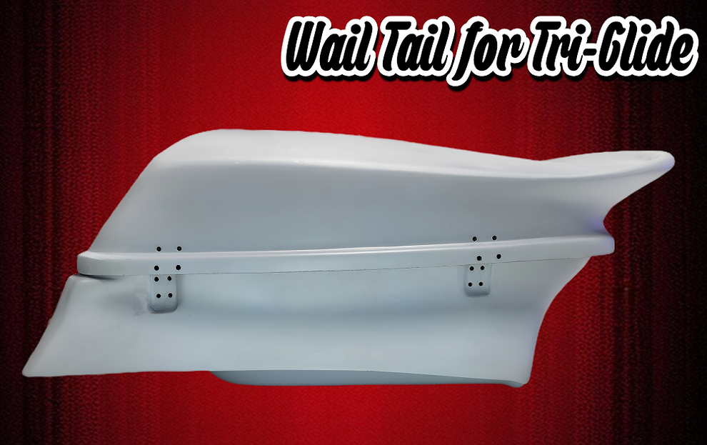 All New Wail-Tail Tour Pack for Tri Glides, Baggers, & 2014L Factory T ...
